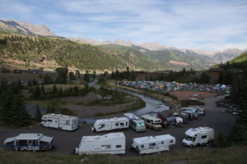 Lawson Hill Campground — Planet Bluegrass • Colorado Music Festivals ...