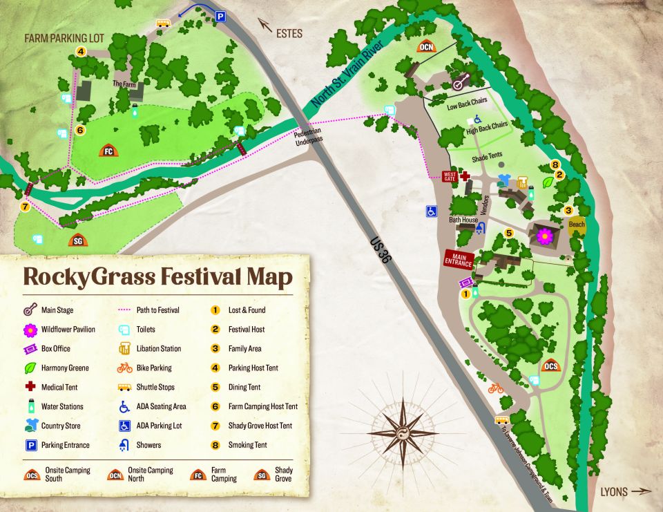 RockyGrass Map — Planet Bluegrass • Colorado Music Festivals & Concerts ...