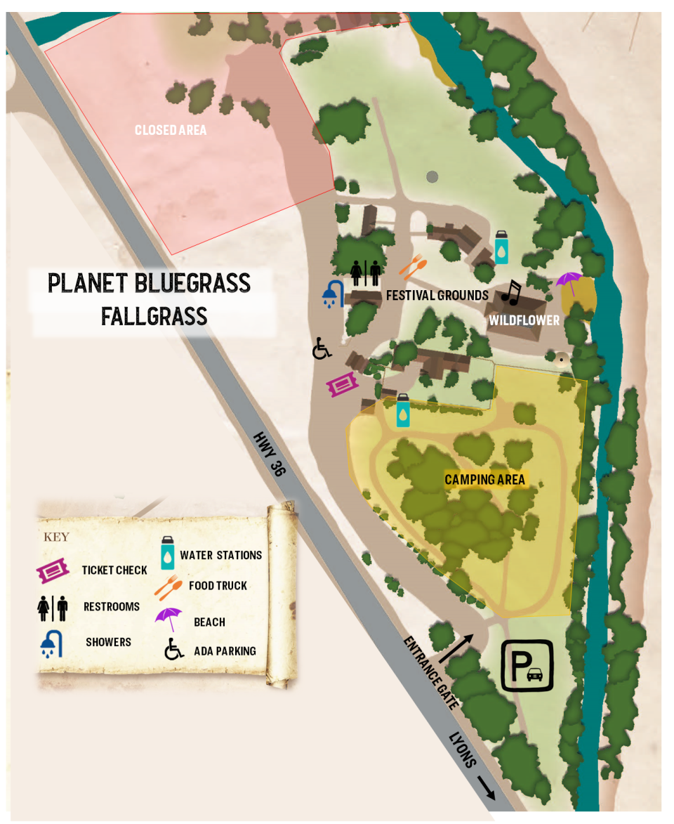FallGrass Map — Planet Bluegrass • Colorado Music Festivals & Concerts ...