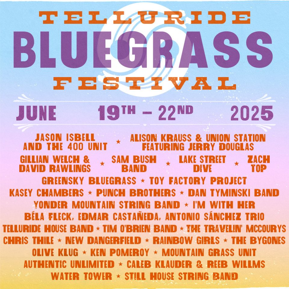 2025 Main Stage Lineup — Planet Bluegrass • Colorado Music Festivals ...